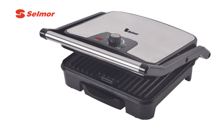 SELMOR - טוסטר לחיצה גדול 4-6 פרוסות נירוסטה דגם SE-642 - כולל משלוח